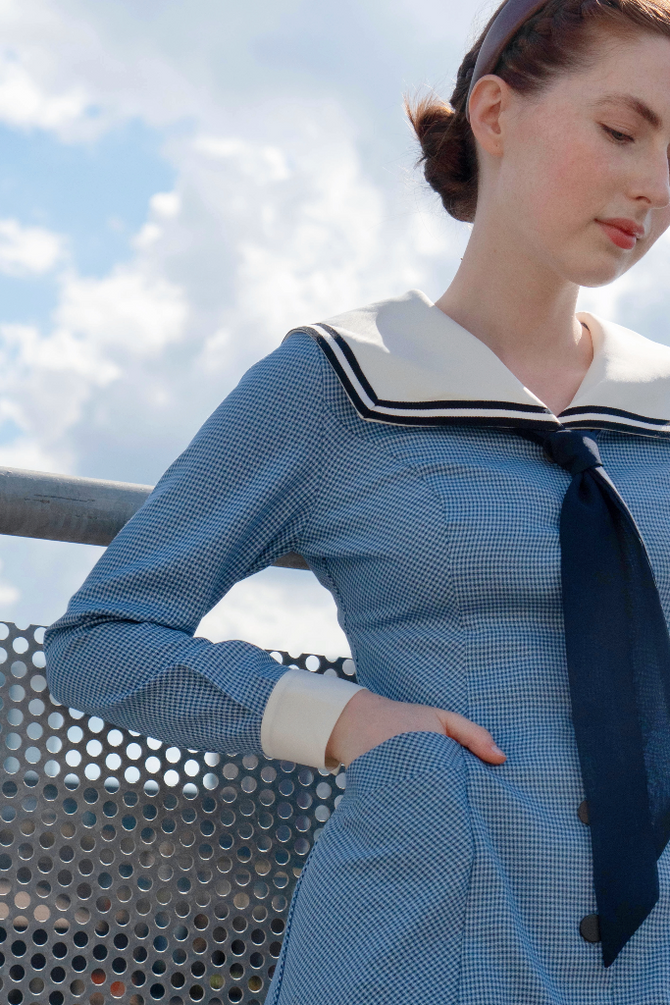 Landmark Sailor Dress – Miss Patina