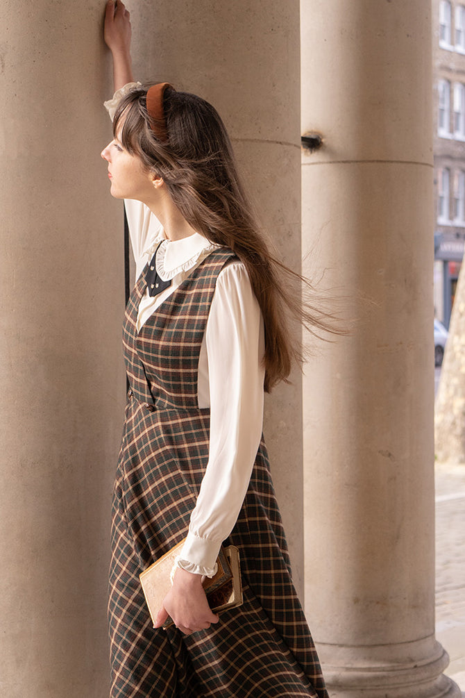 Serpentine Pinafore Dress – Miss Patina