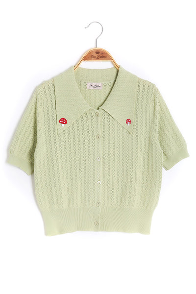Little Mushroom Top (Matcha) – Miss Patina