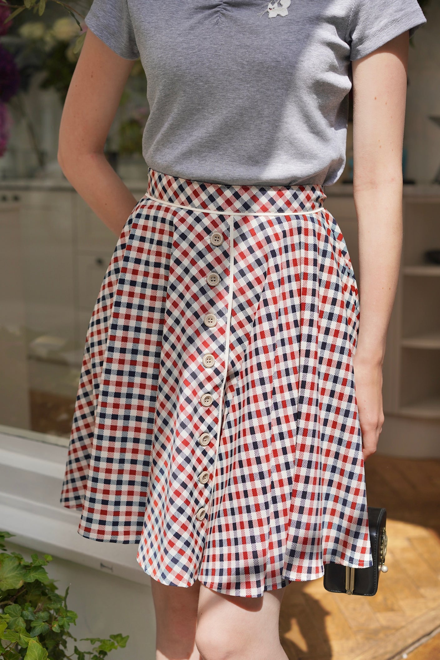 Adele Skirt Gingham Miss Patina