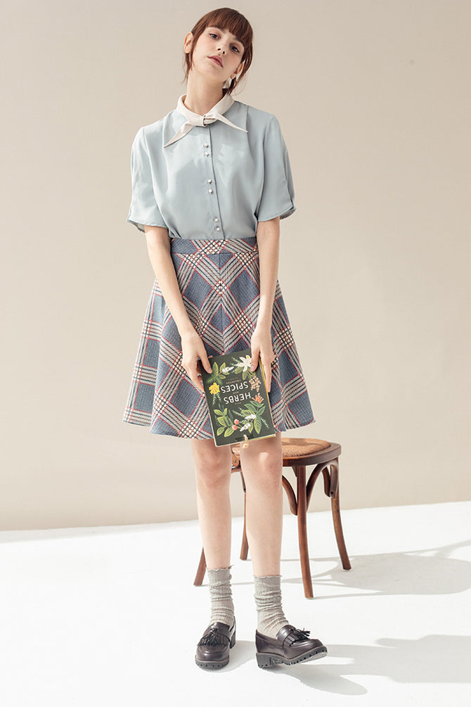 Colette Shirt (Blue) – Miss Patina