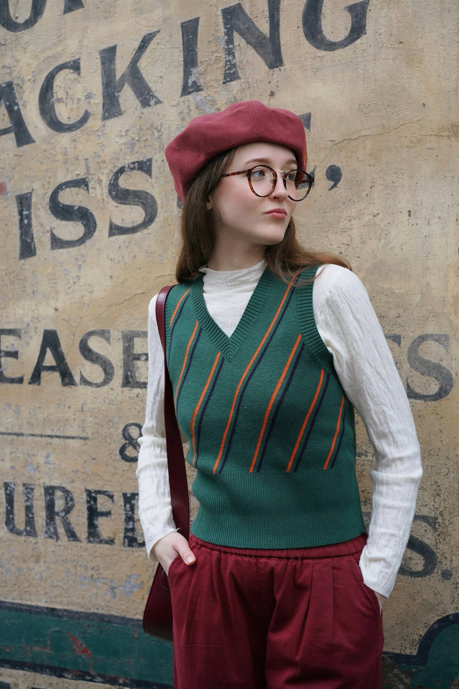 Little College Vest (Green) – Miss Patina